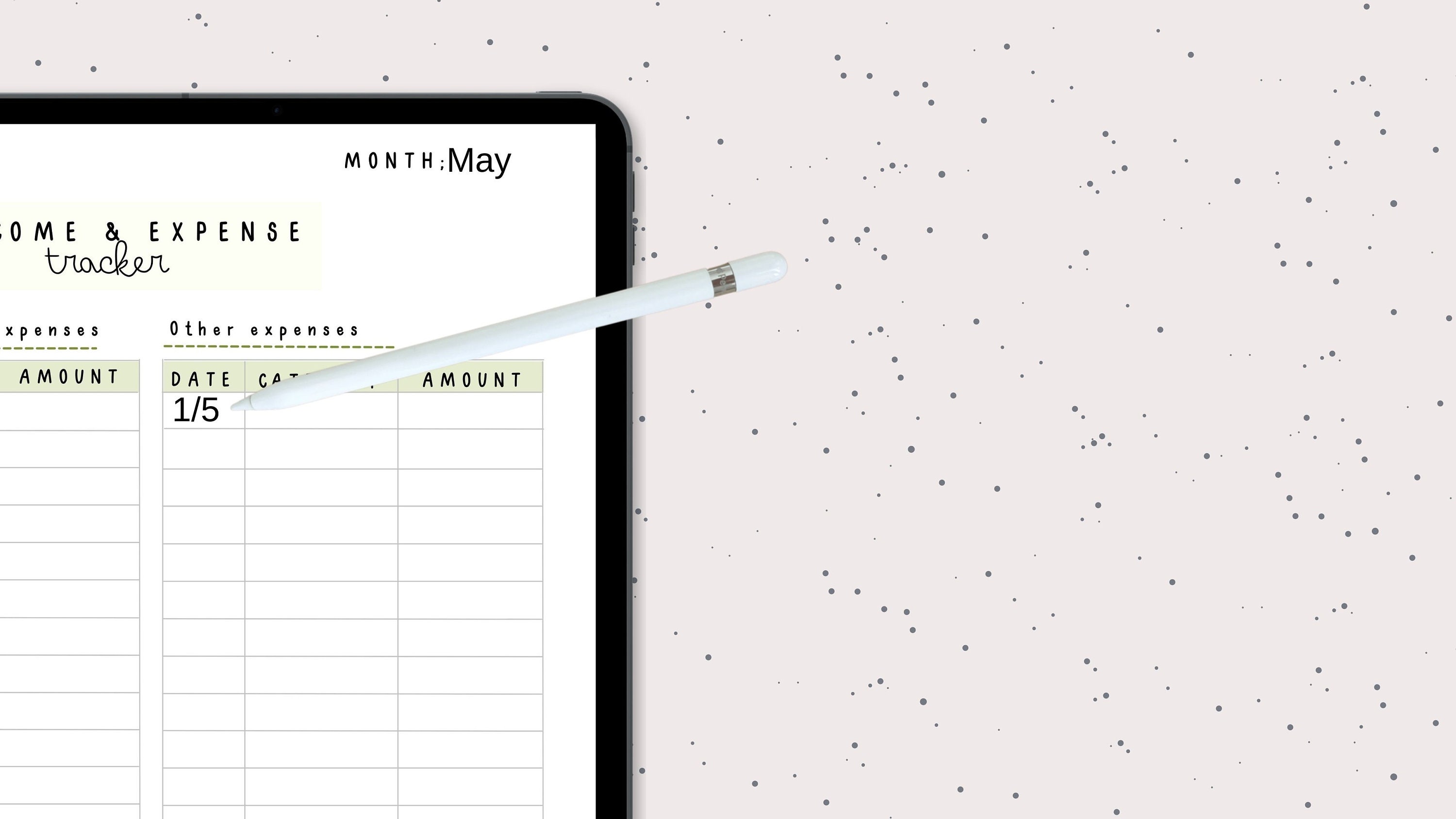 Monthly Budget Printable, Income and Expense Tracker, Digital, A4/A5 - Etsy