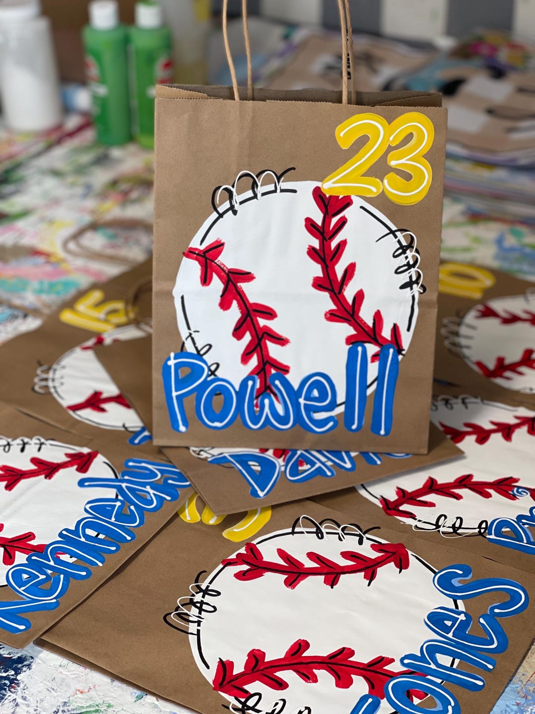 Baseball Gift Bag - Etsy