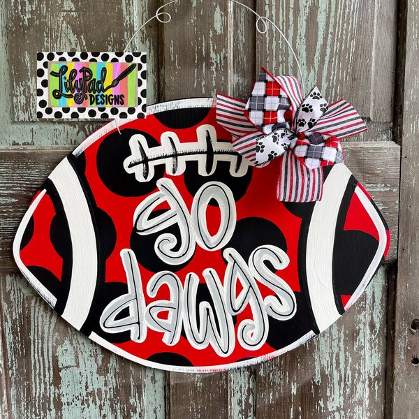 Football Door Hanger - Etsy