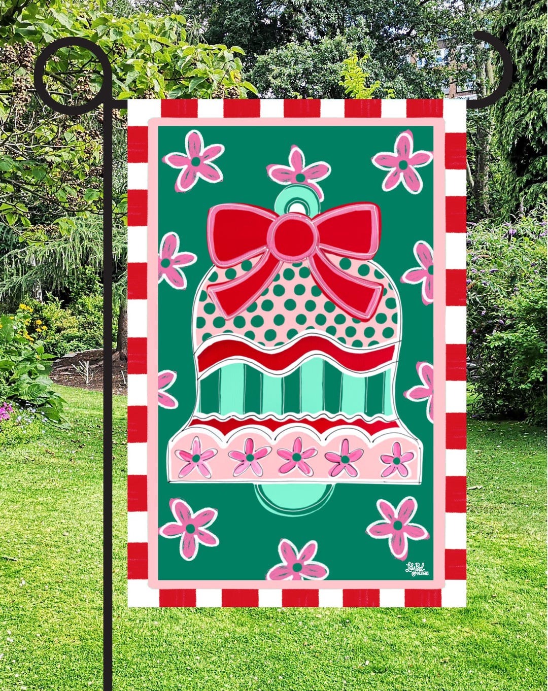 Bell Garden Flag - Etsy