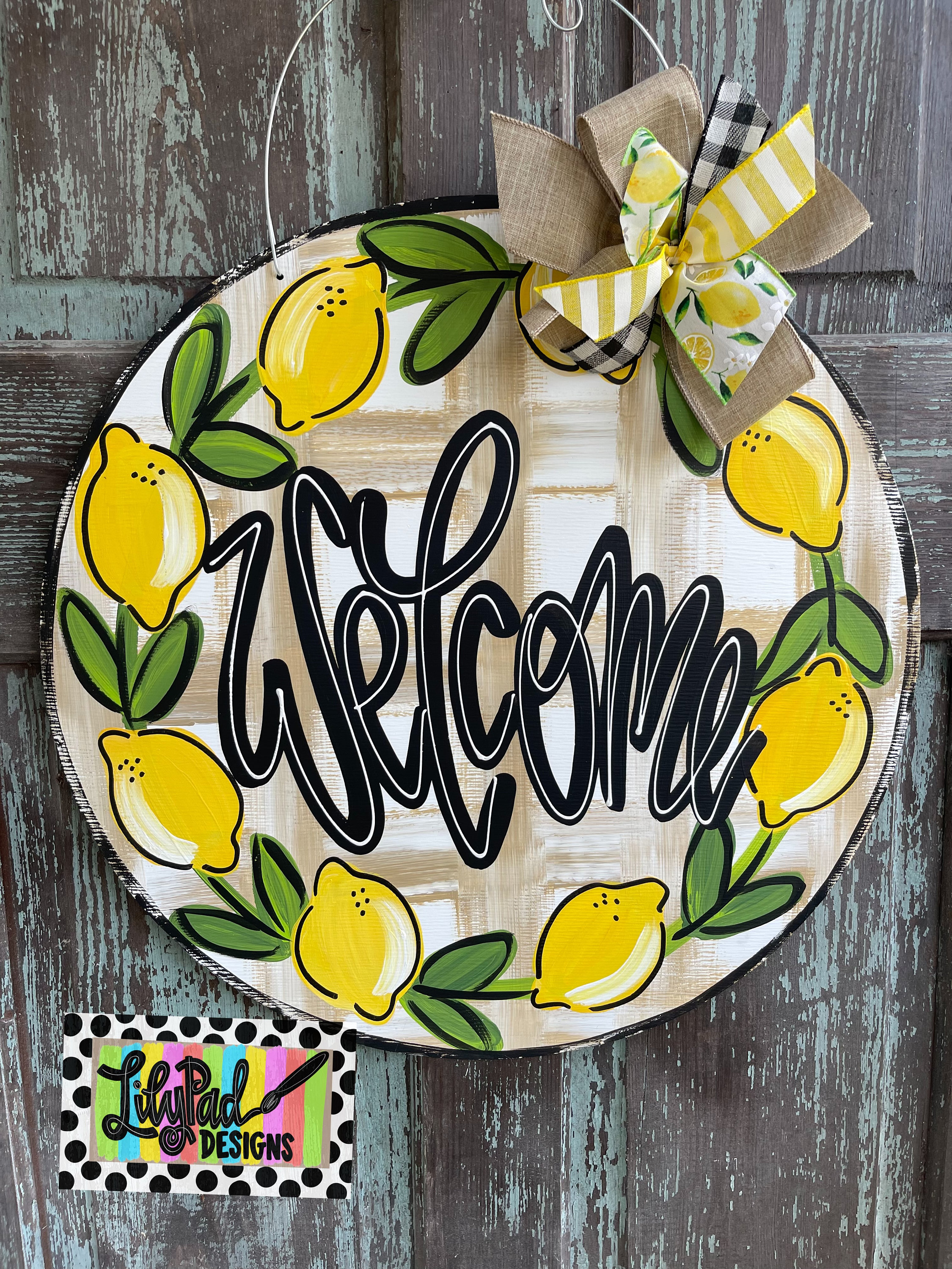 Lemon Circle Template - Etsy