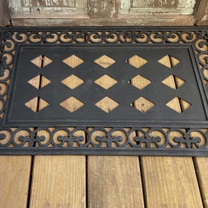 Rubber Interchangeable Door Mat (inserts Sold Separately) - Etsy