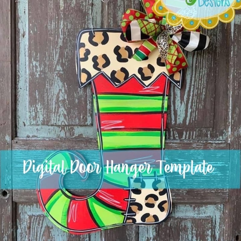 Christmas Door Hanger - Etsy