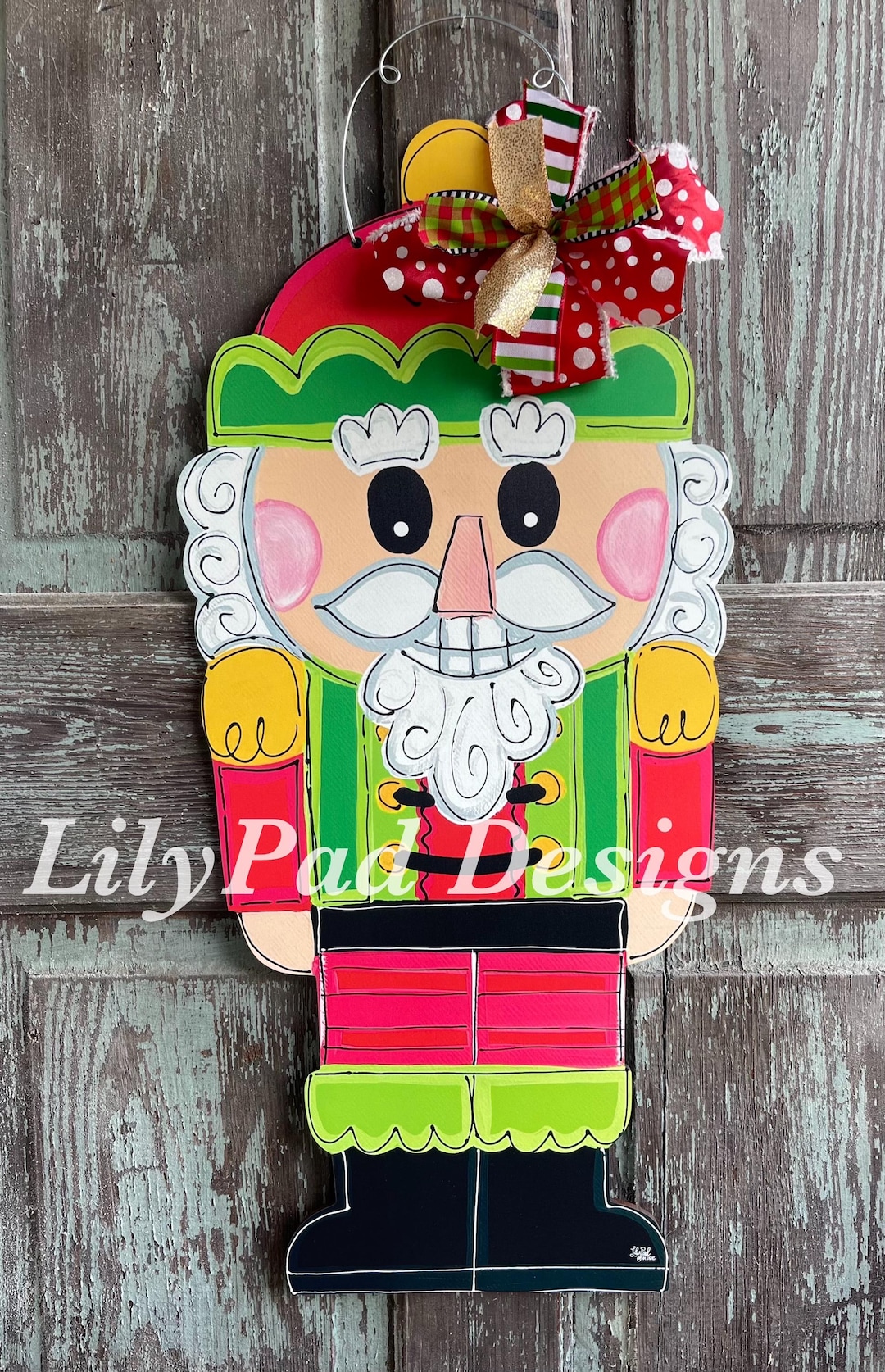 Door Hanger Template -smiling Nutcracker - Etsy