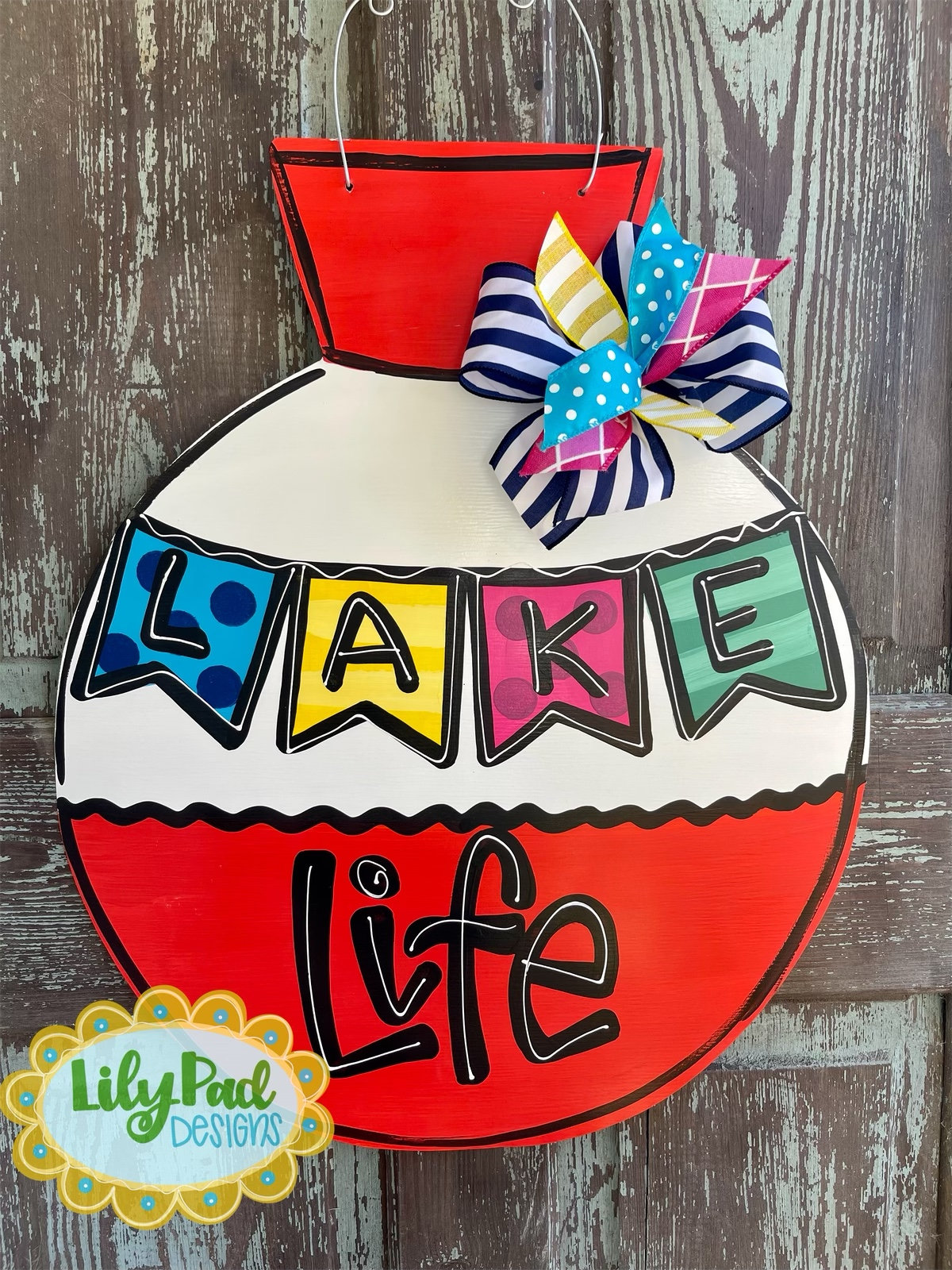 Lake Bobber Door Hanger Template - Etsy