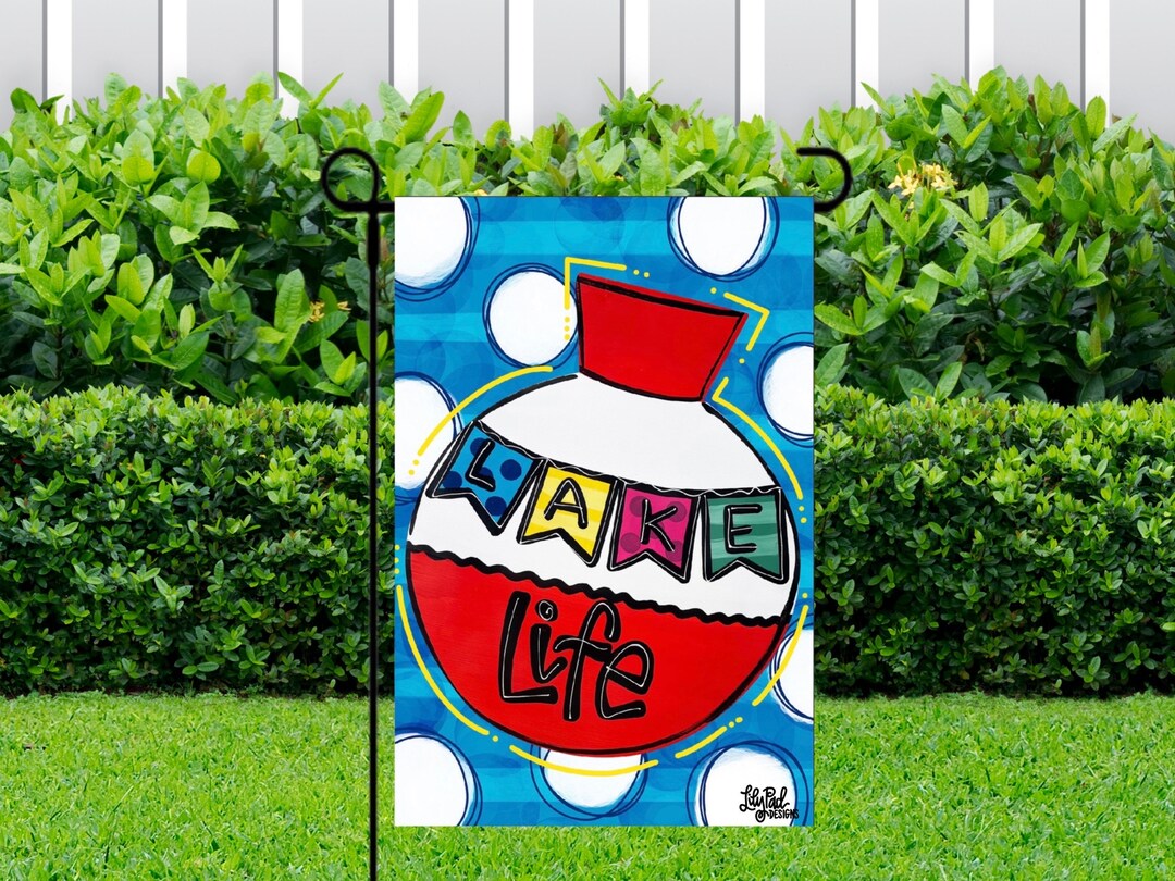 Lake Life Garden Flag - Etsy