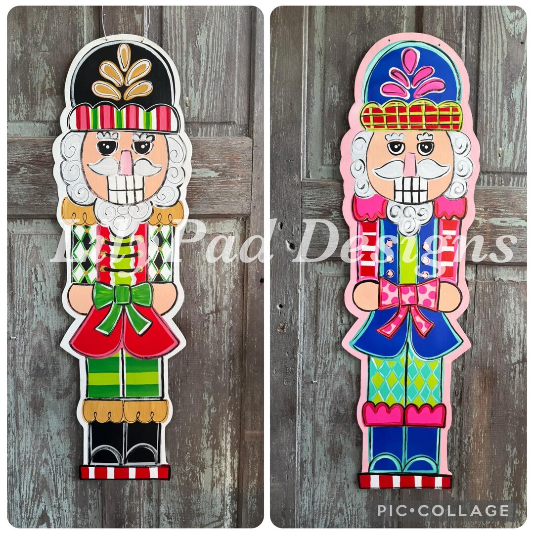 Door Hanger Template -nutcracker With Bow Belt - Etsy