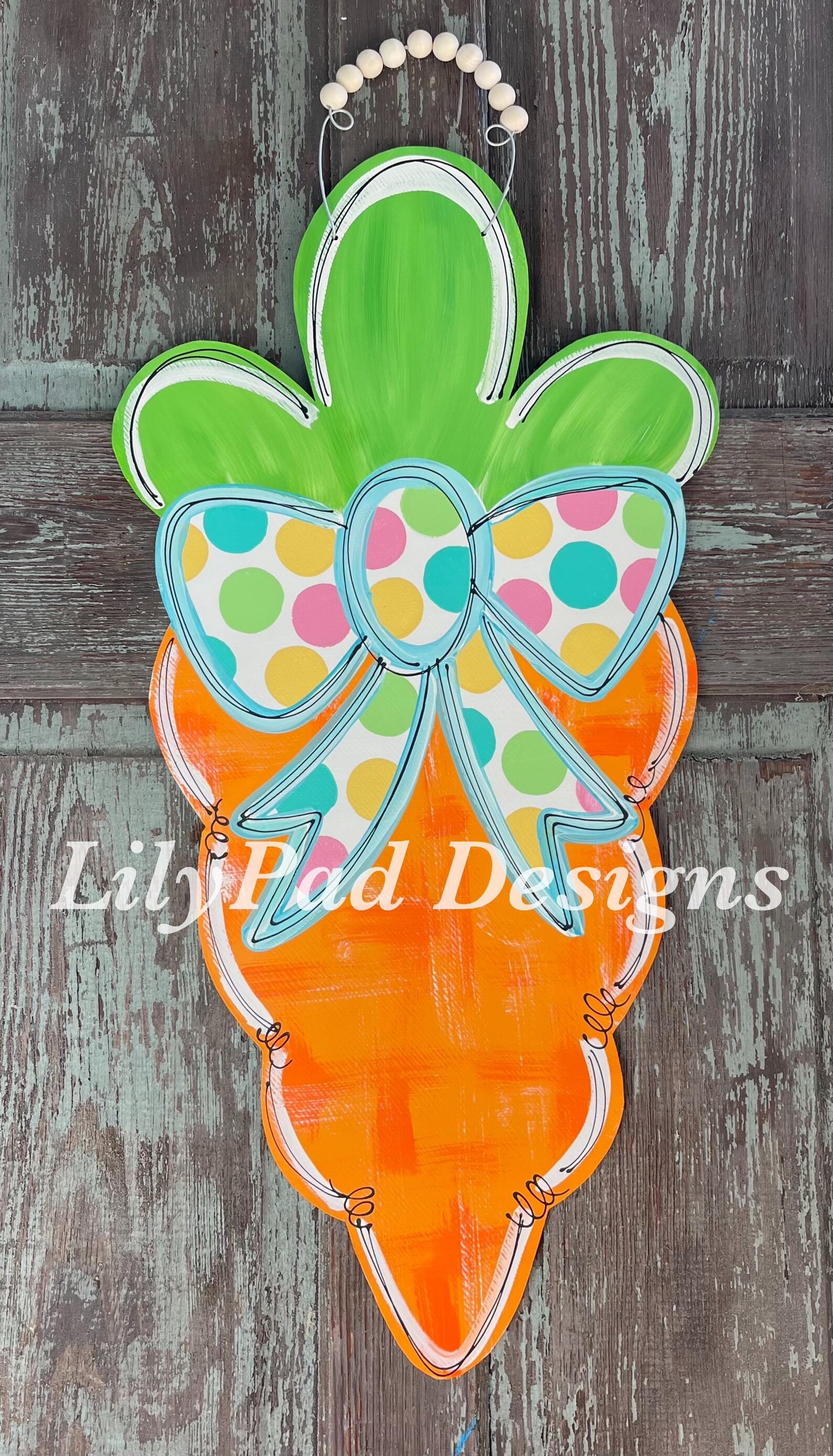 Carrot With Bow Template - Etsy