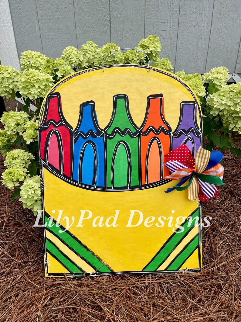 Primary Colors Crayon Box Template - Etsy