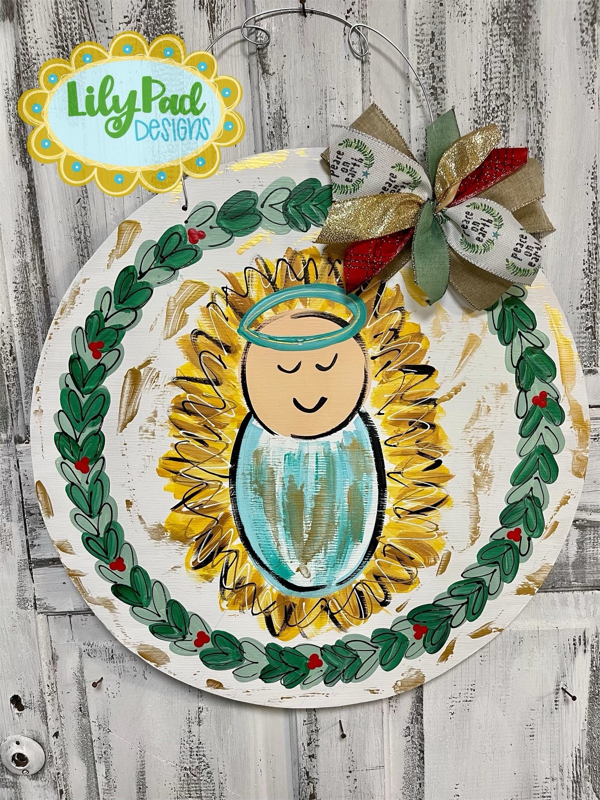 Baby Jesus Wreath - Etsy