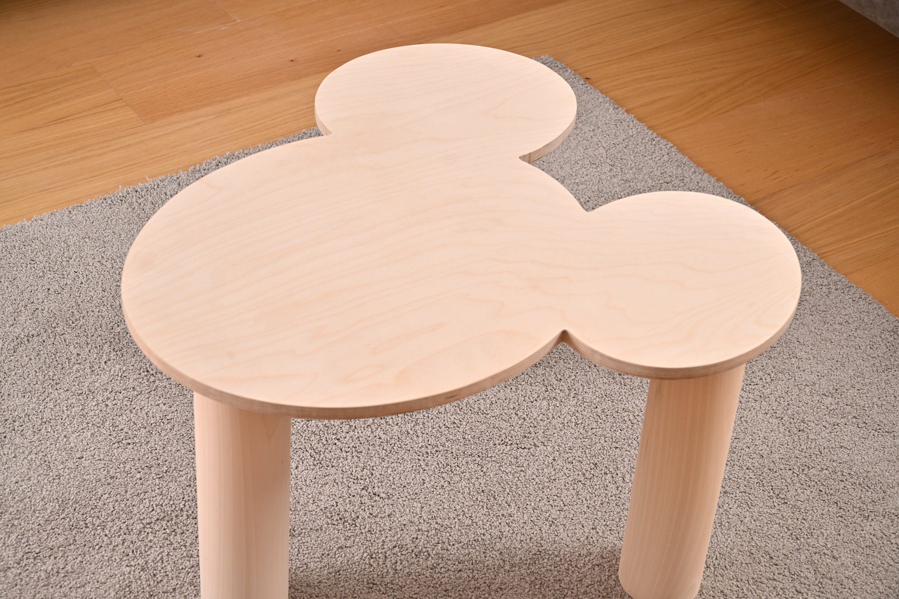 Minnie & Mickey Mouse Shaped Coffee Table, Custom Coffee Table, Gift ...