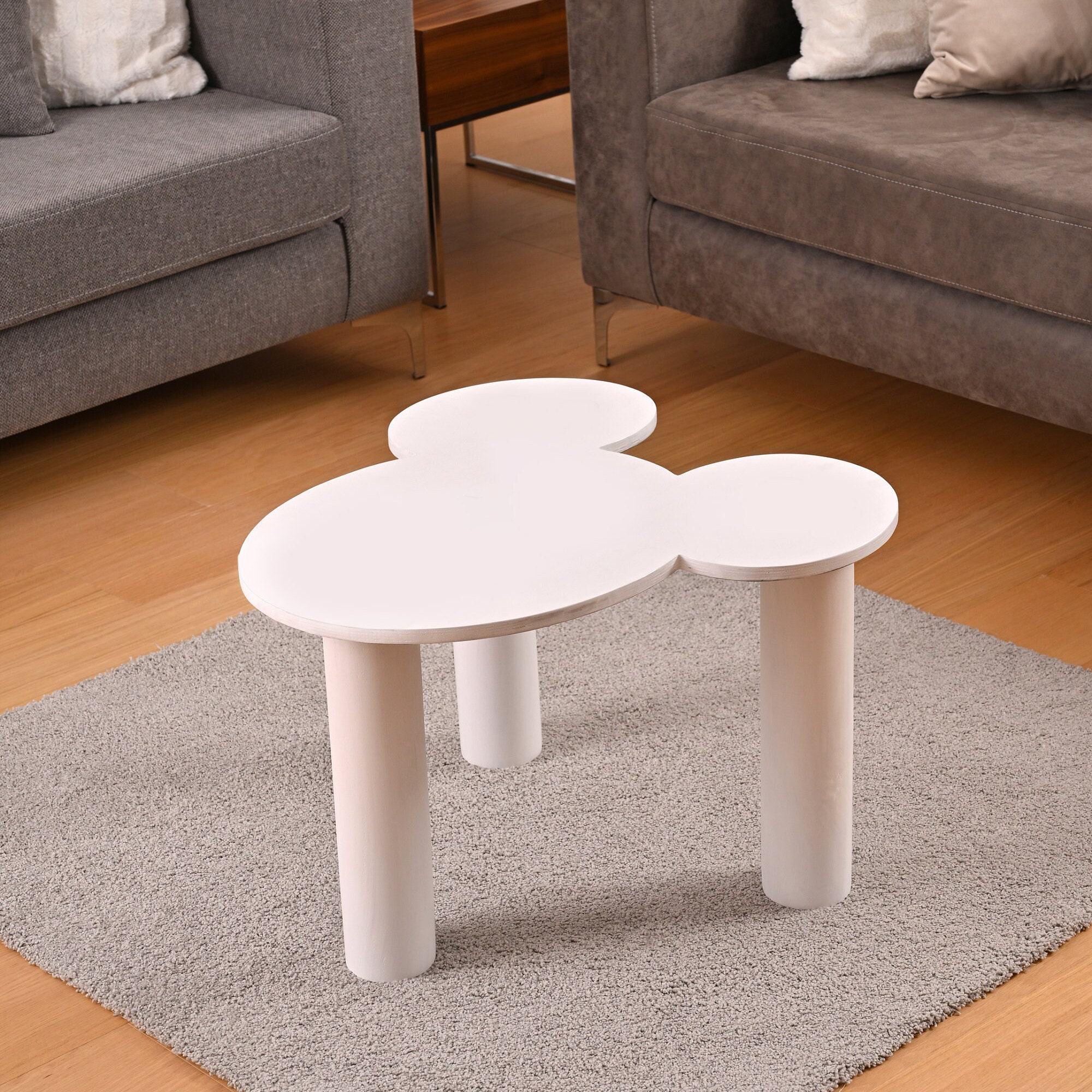 Minnie & Mickey Mouse Shaped Coffee Table, Custom Coffee Table, Gift ...