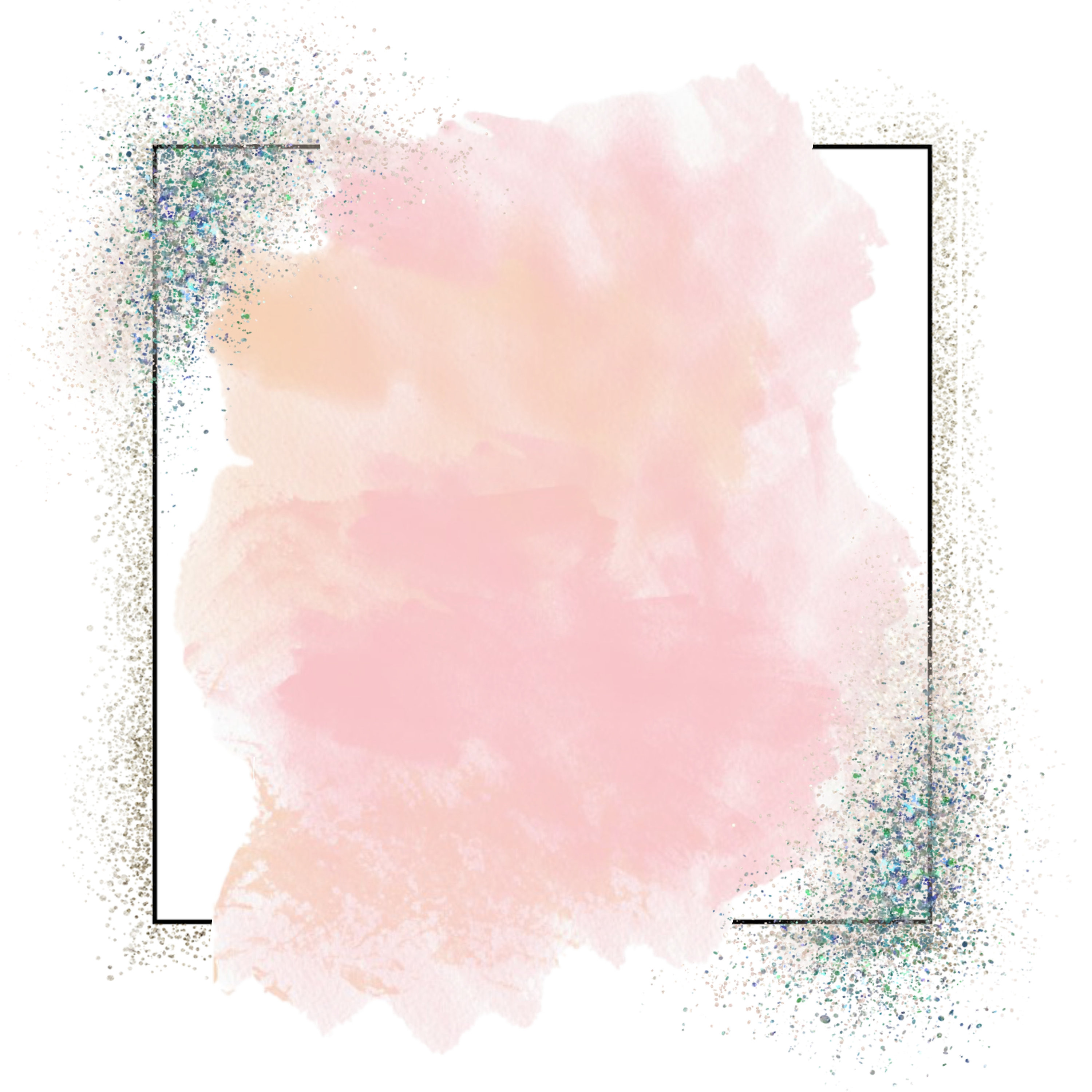 Logo Background PNG, Pink Brush Stroke PNG, Pink Glitter. - Etsy