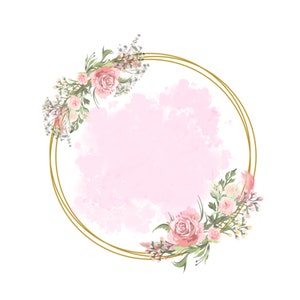 Logo Background PNG | Pink Watercolor PNG - Etsy