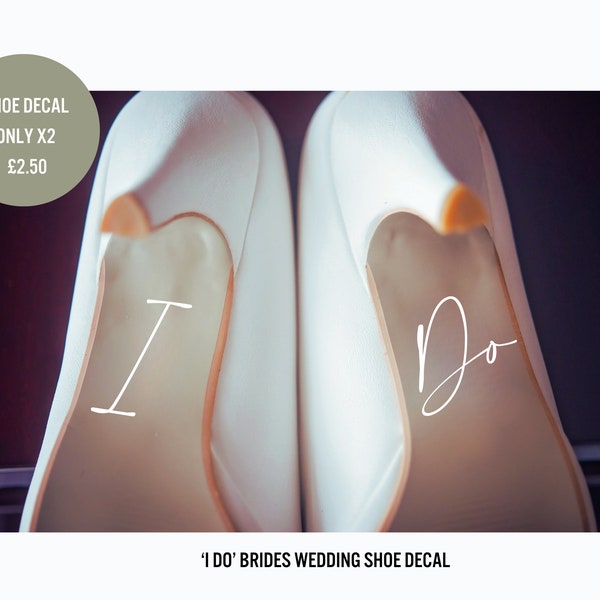 I Do Shoe Stickers - Etsy