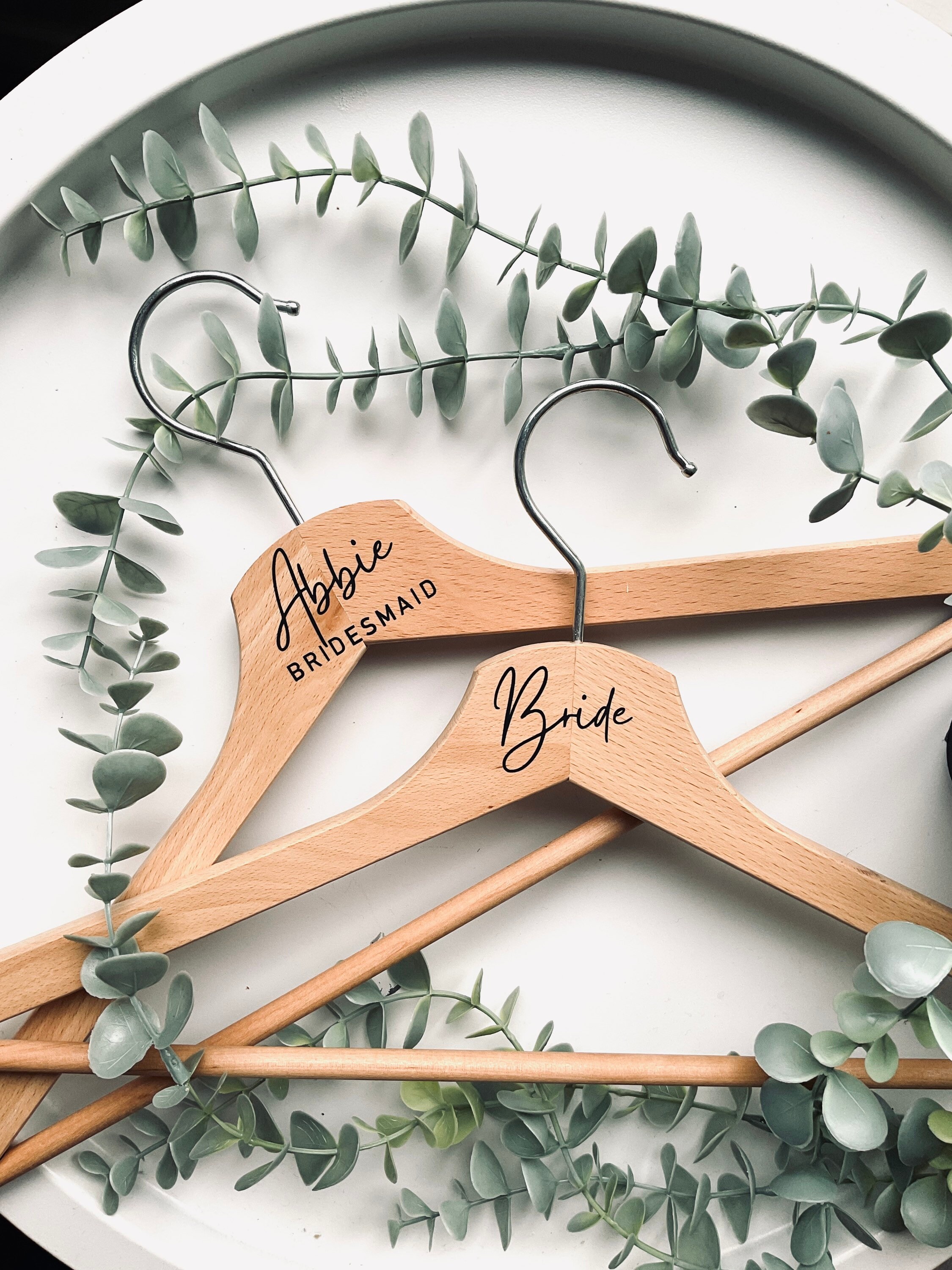 Wedding Hanger Label Wedding Hanger Decal Personalised Vinyl - Etsy