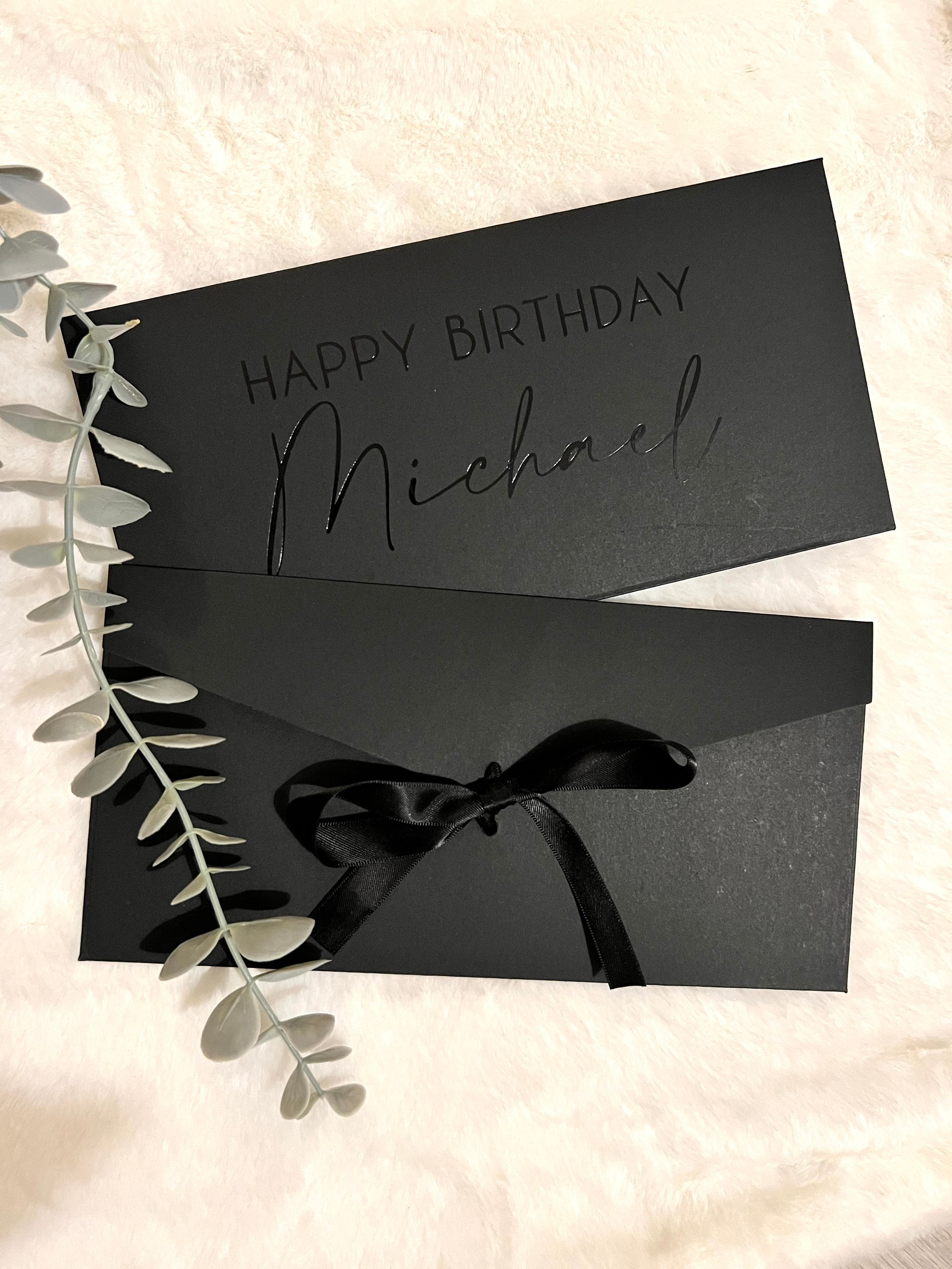 Personalised Gift Envelope With Ribbon Voucher Envelope - Etsy UK