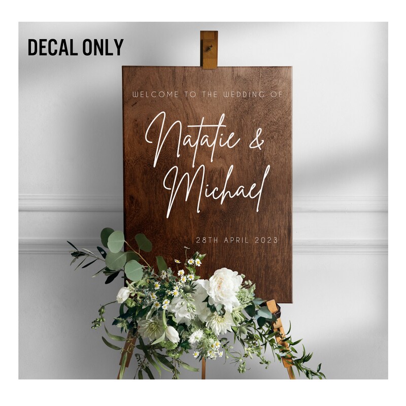 Wedding Vinyl Decals - Etsy
