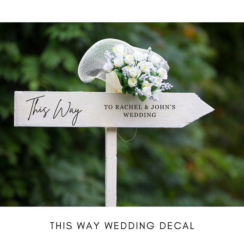 Wedding Road Signs - Etsy