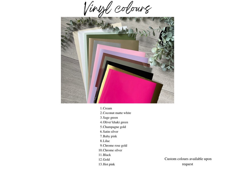 Personalised Vinyl Permanent DIY Decals for Shot Glasses - Etsy