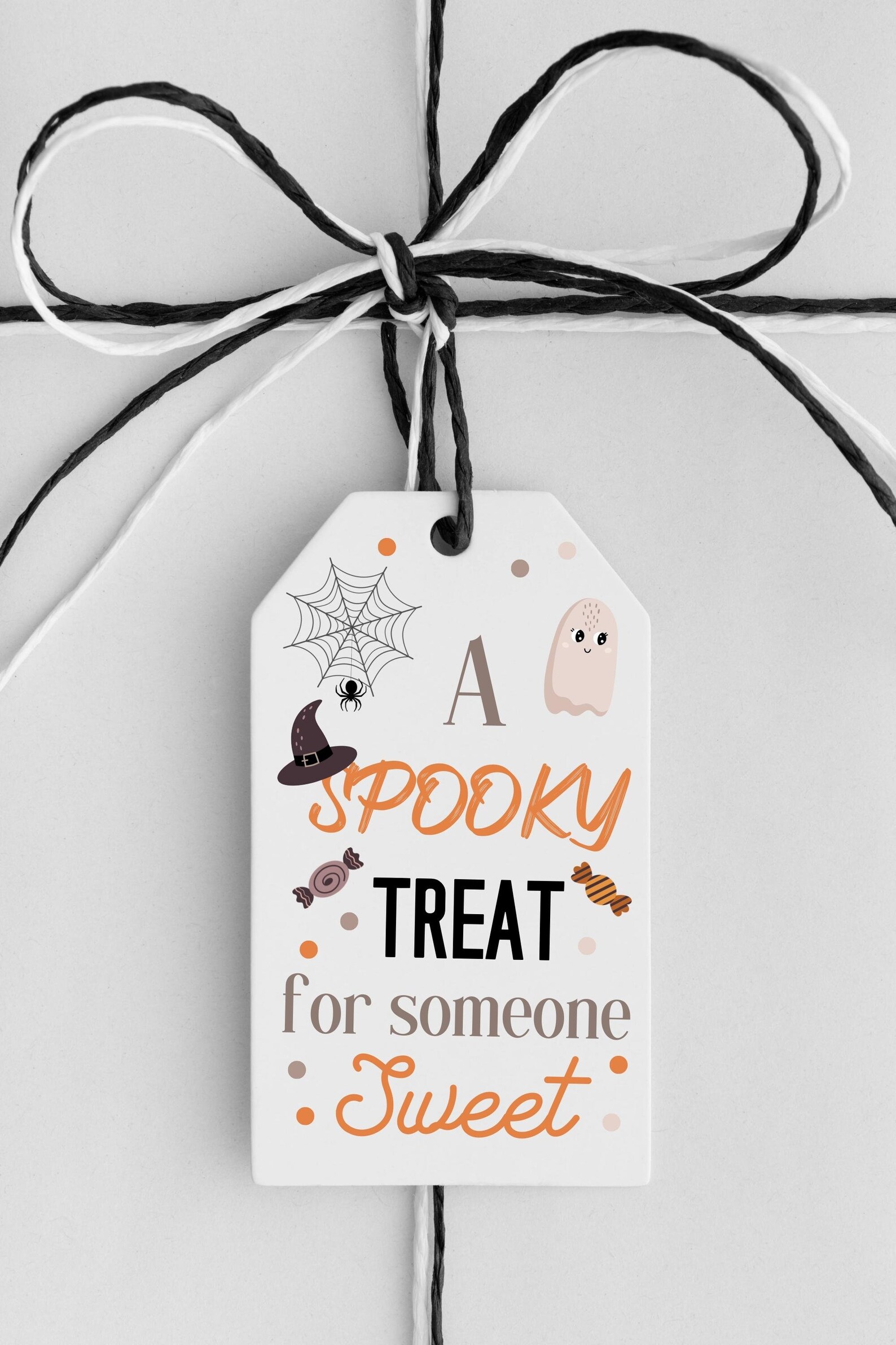 Halloween Favor Tags Trick or Treat Tags Printable Halloween - Etsy
