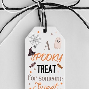 Halloween Favor Tags, Trick or Treat Tags, Printable Halloween Treat ...