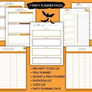 Printable Halloween Planner, Halloween Organizer, Holiday Planner ...