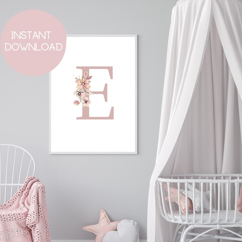 Letter E Wall Art - Etsy