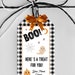 Halloween Favor Tags Trick or Treat Tags Printable Halloween - Etsy