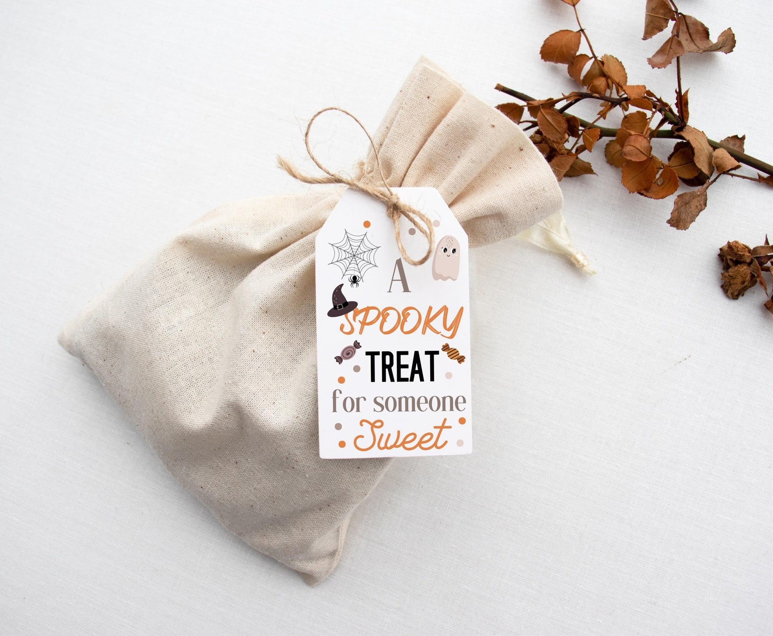 Halloween Favor Tags Trick or Treat Tags Printable Halloween - Etsy
