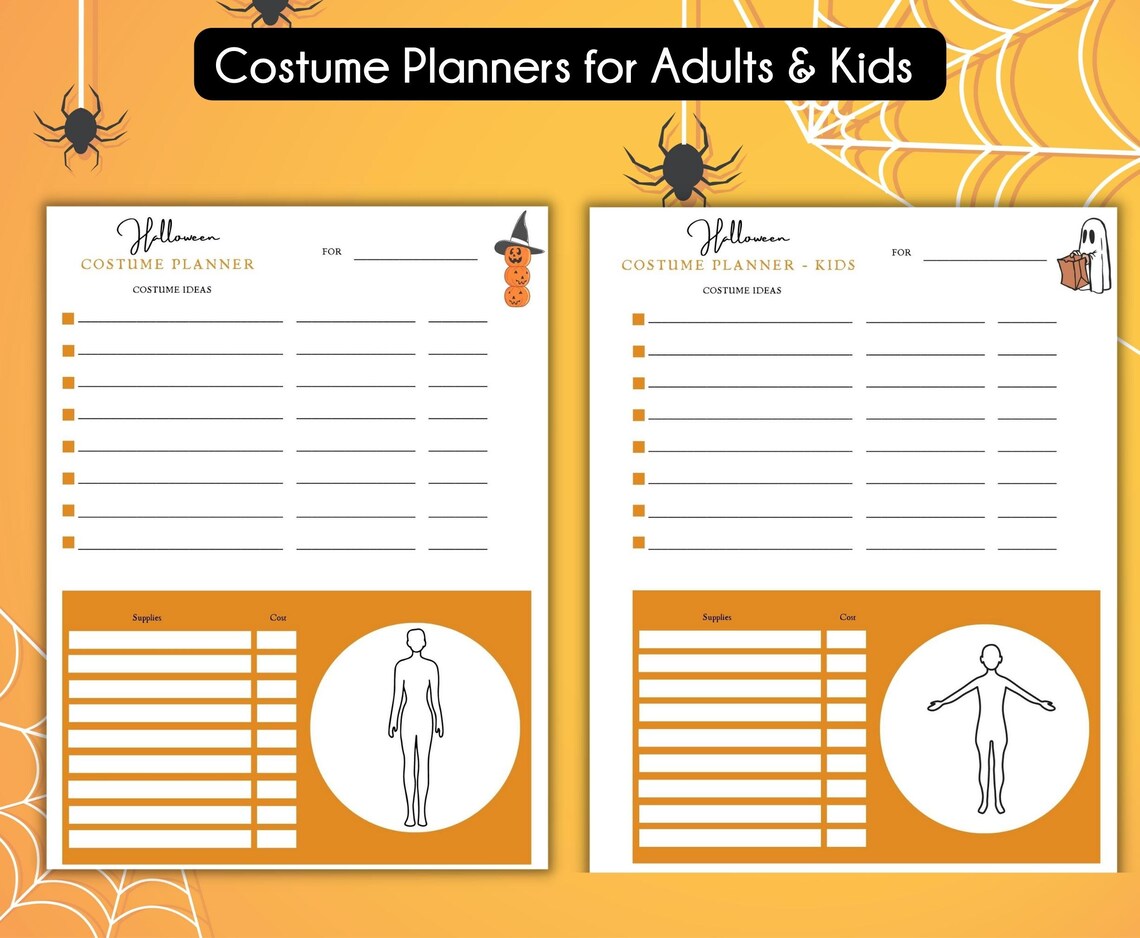 Printable Halloween Planner, Halloween Organizer, Holiday Planner ...
