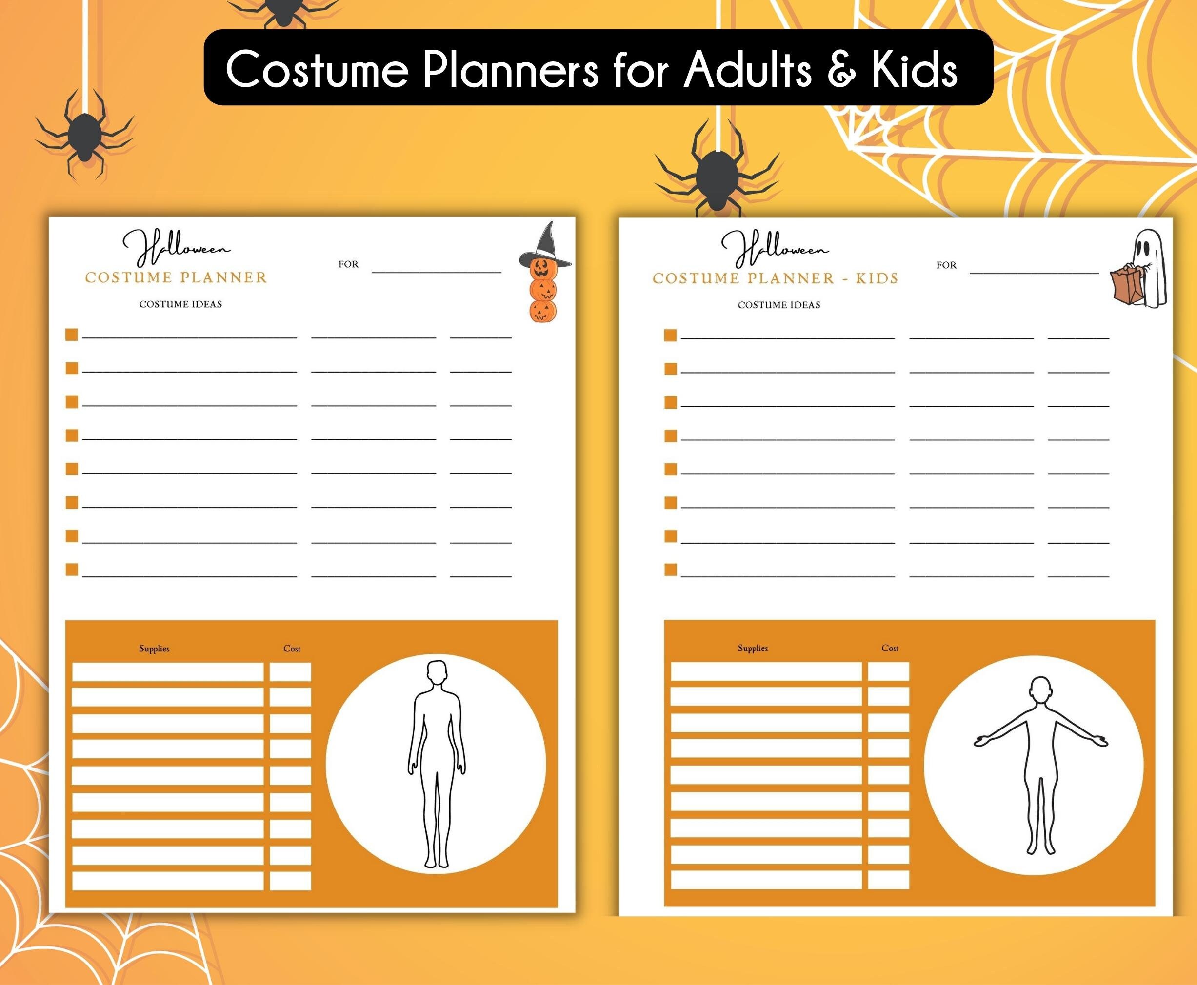 Printable Halloween Planner, Halloween Organizer, Holiday Planner ...