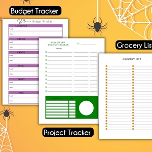 Printable Halloween Planner, Halloween Organizer, Holiday Planner ...