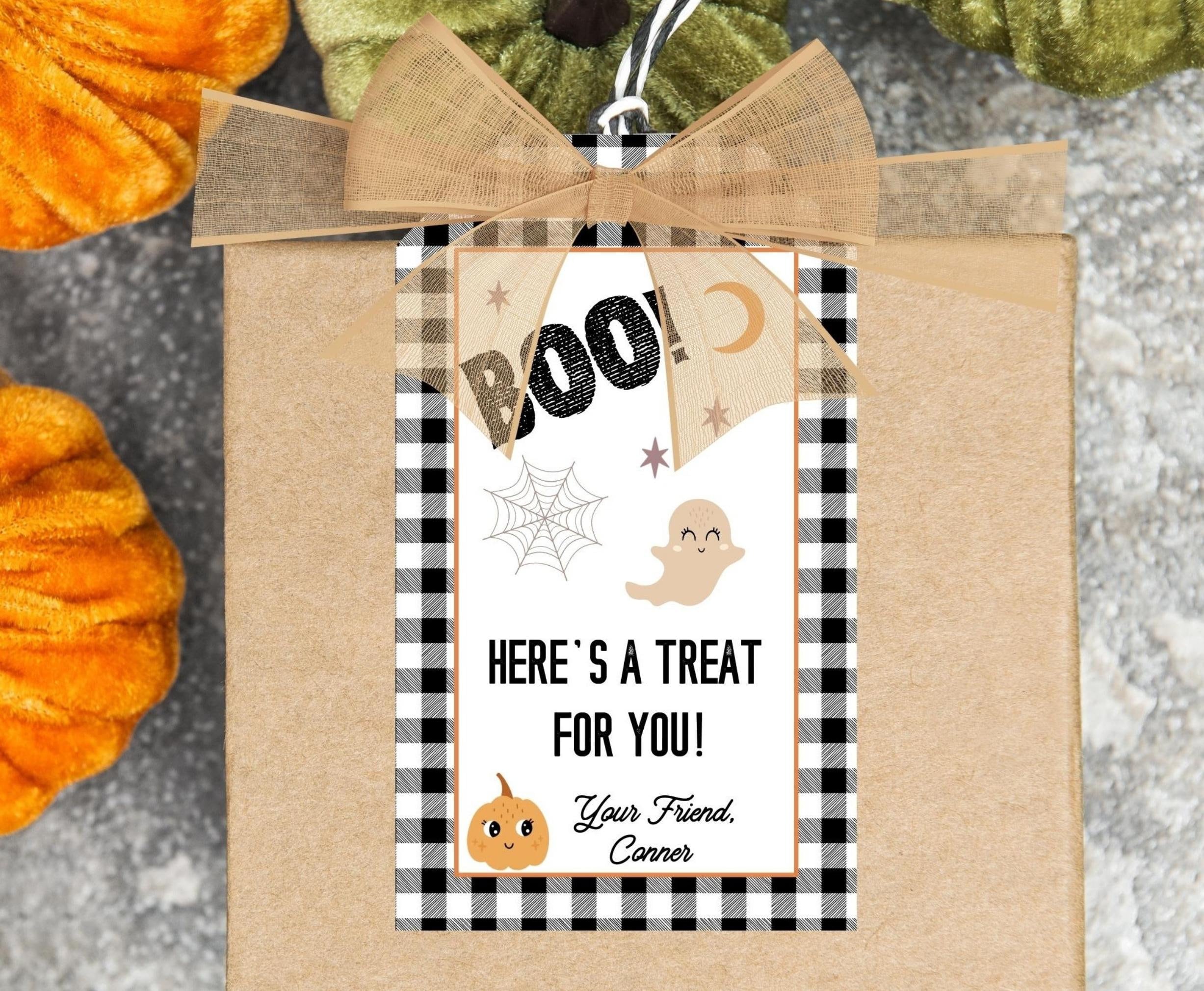 Halloween Favor Tags Trick or Treat Tags Printable Halloween - Etsy