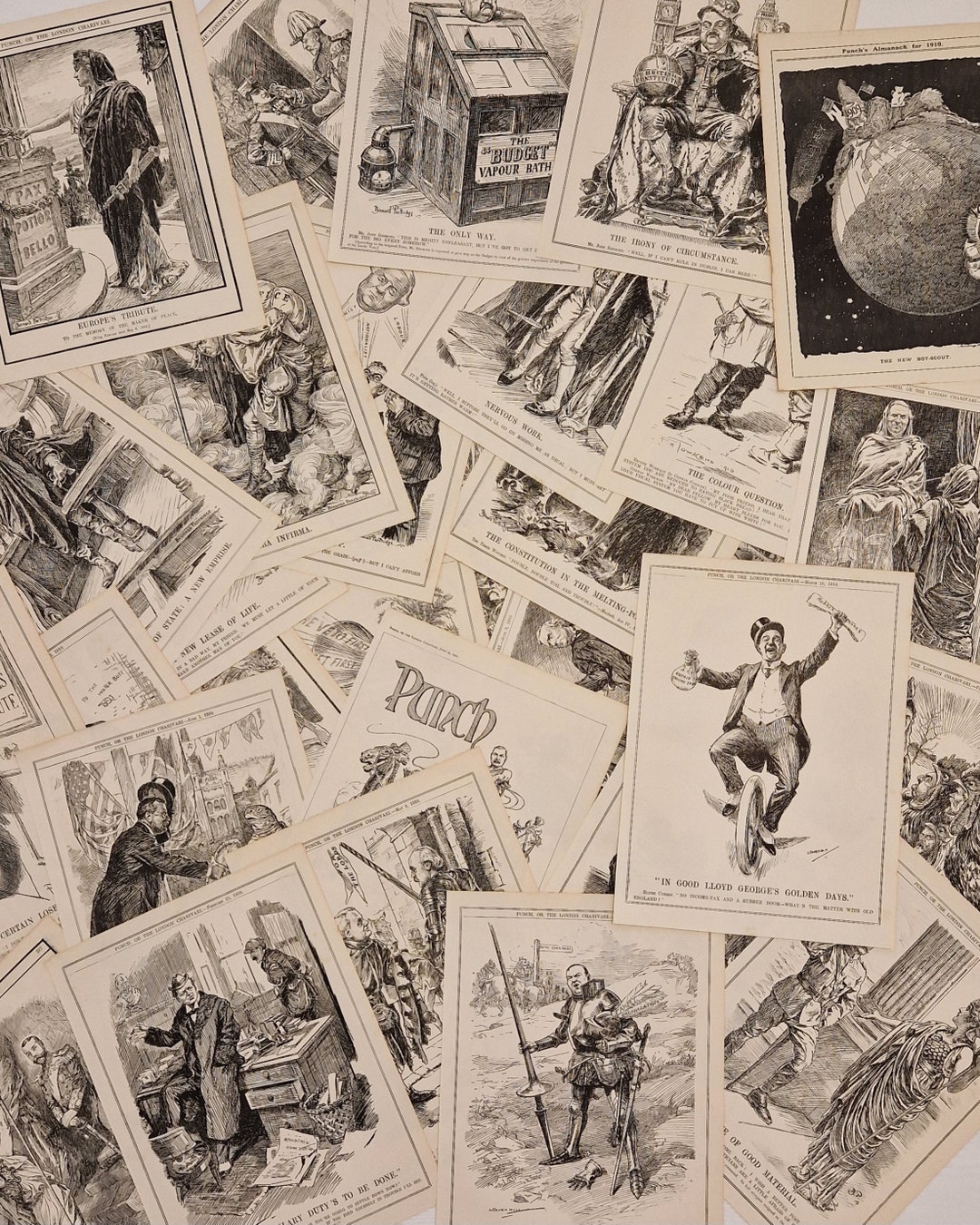 53 X Original Political Posters Dated 1910 From Punch Magazine - Etsy