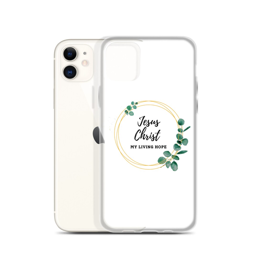 Jesus Phone Case, Jesus Christ My Living Hope, Christian Phone Case - Etsy