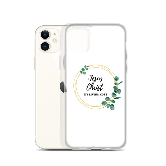 Jesus Phone Case Jesus Christ My Living Hope Christian Phone | Etsy