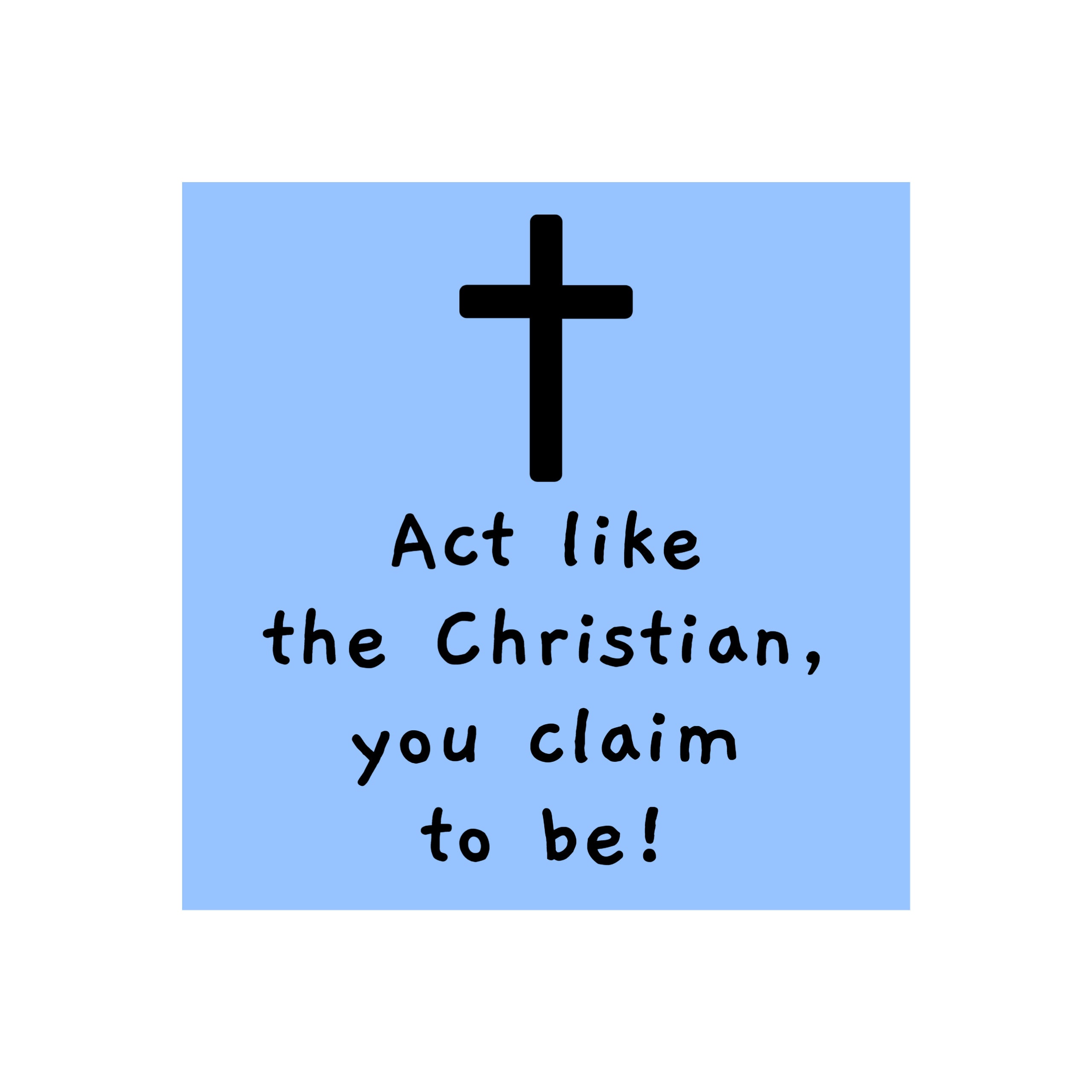 Anonymous Christian Card - Etsy