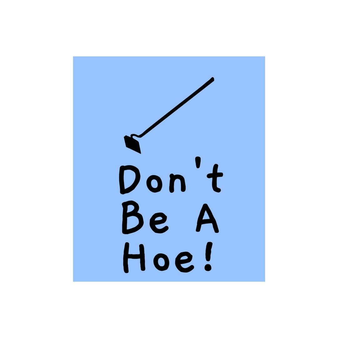Anonymous Hoe Card - Etsy