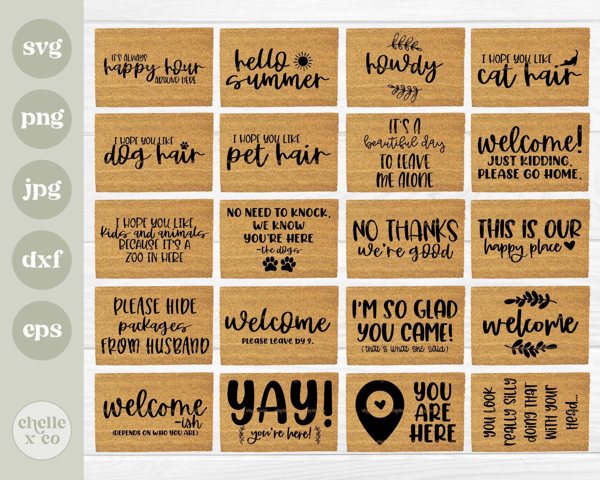 Doormat SVG Bundle SVG Bundle Welcome Mat Svg Doormat Svg - Etsy