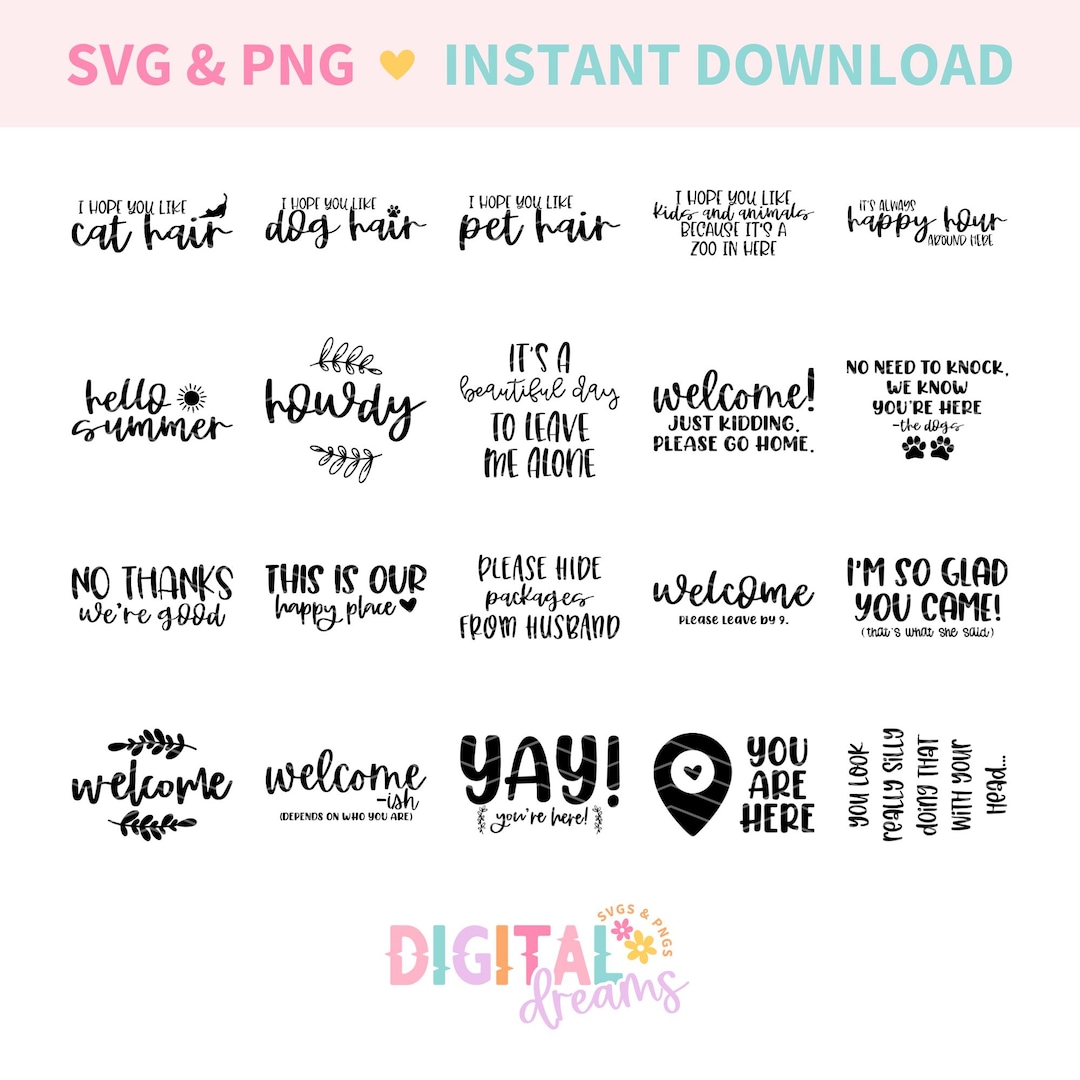 Doormat SVG Bundle, SVG Bundle, Welcome Mat Svg, Doormat Svg, Funny ...