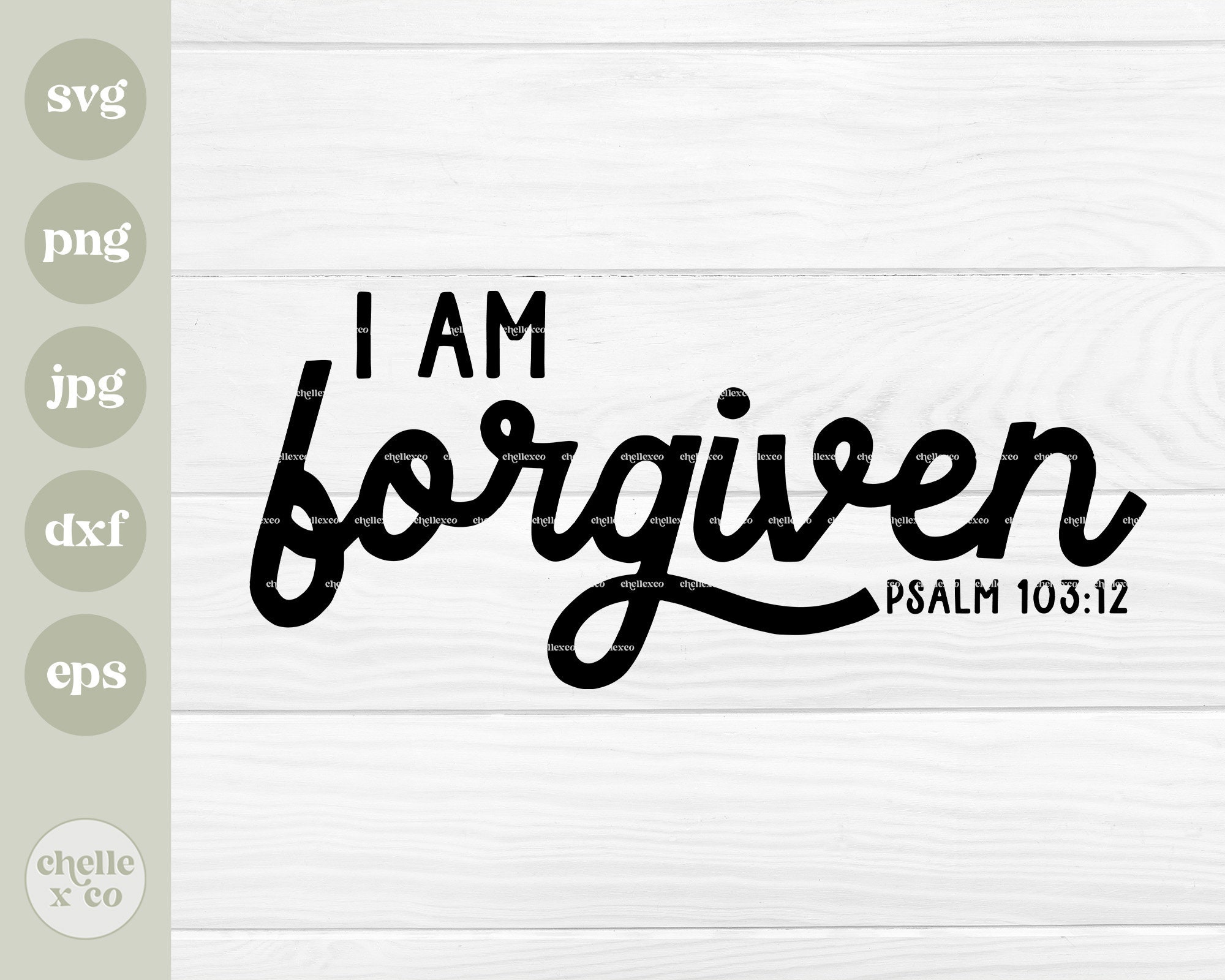 I Am Forgiven Svg Grace Svg Easter Svg Religious Svg - Etsy