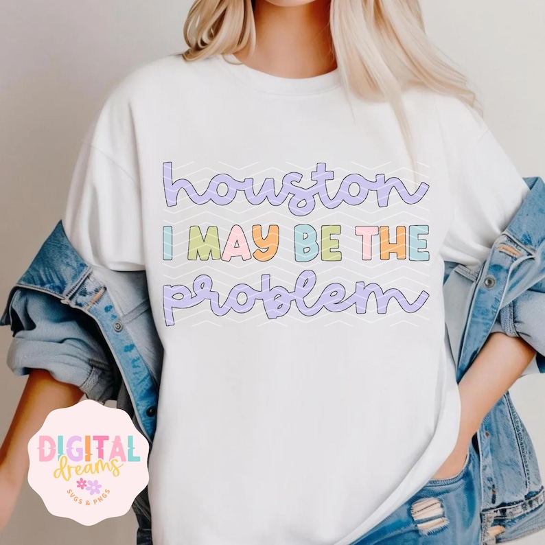 Houston I May Be the Problem PNG, Mental Health Matters Png, ADHD Png ...