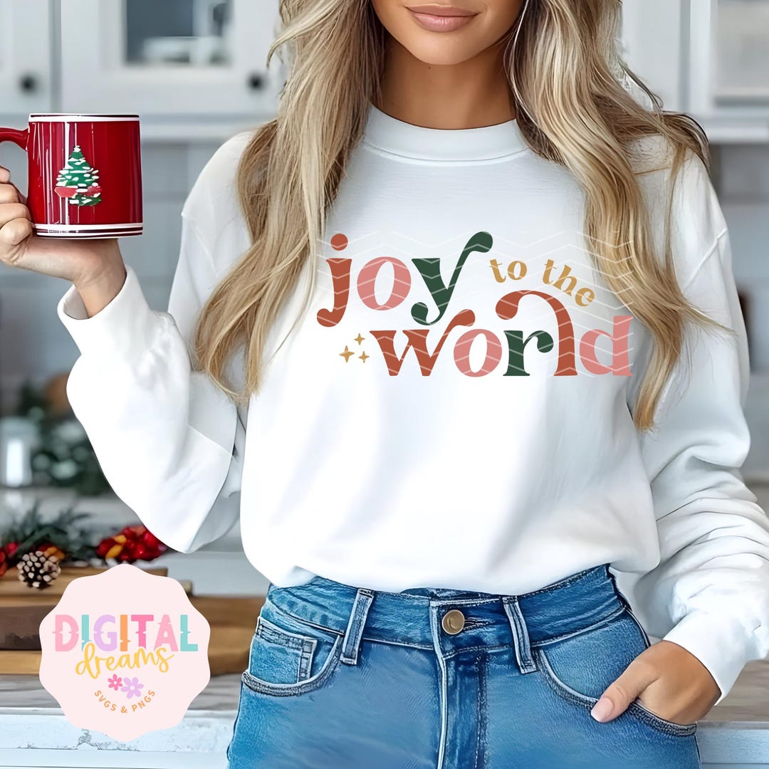 Joy to the World Svg, Christmas Svg, Holiday Svg, Winter Svg, Joy Svg ...