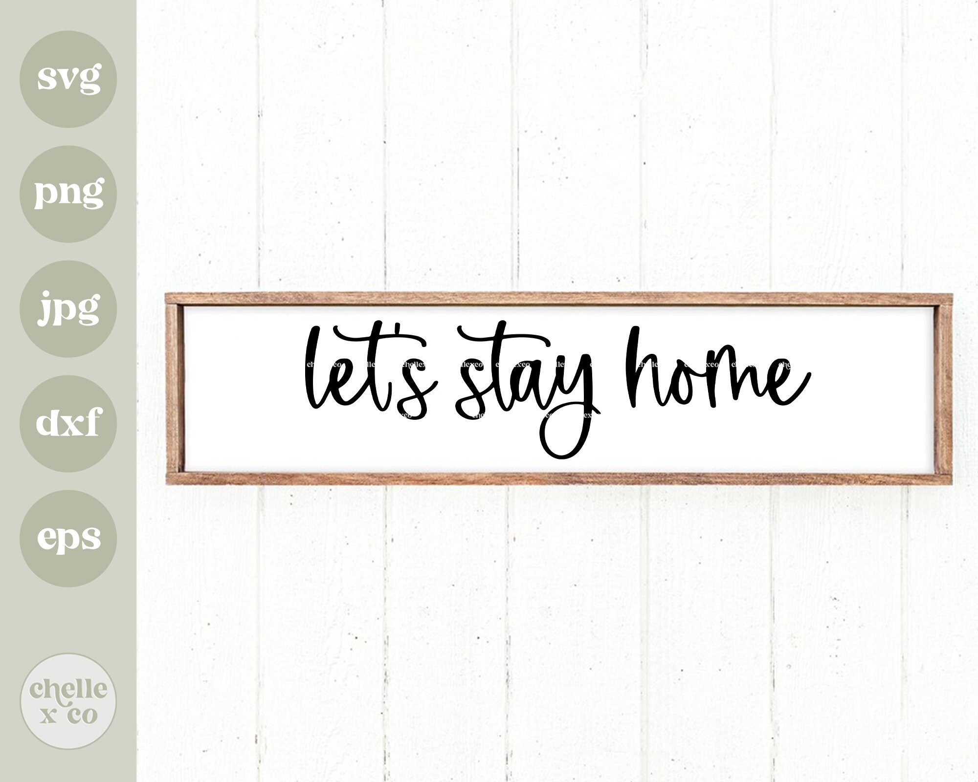 Let's Stay Home Svg Home Sign Svg Family Sign Svg Home - Etsy