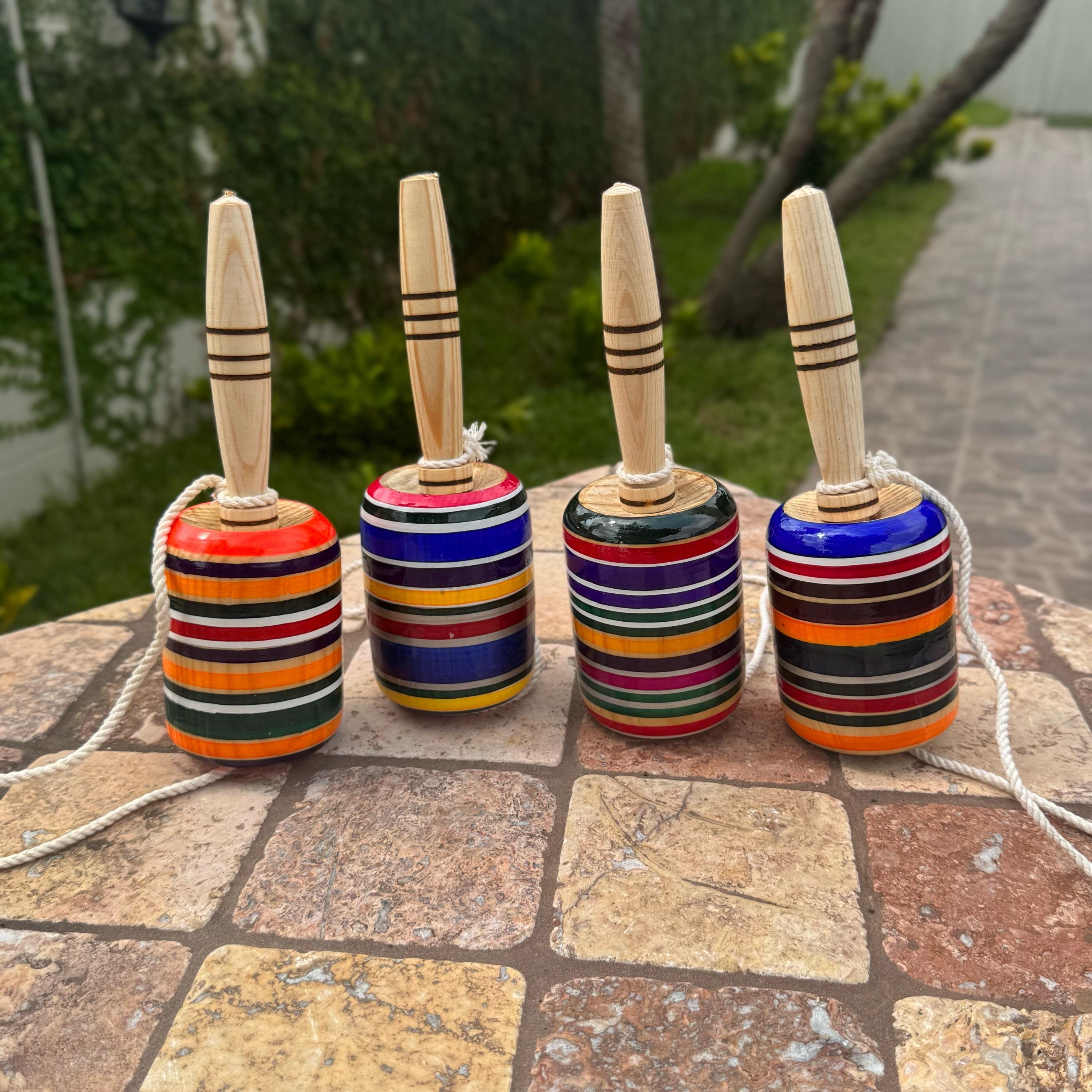 Handmade Mexican Balero | Traditional Mexican Wooden Toy | Sets of 5 ...