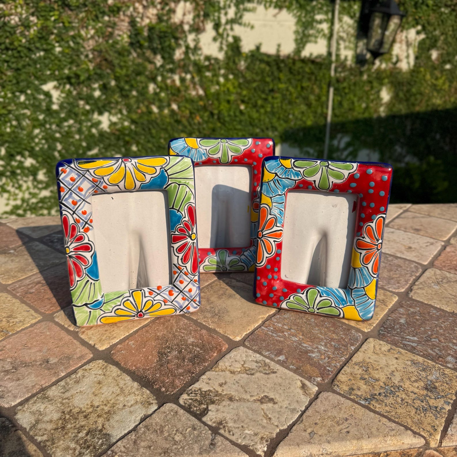 Talavera Picture Frames Vertical (4x6) | Handmade in Mexico | Colorful ...