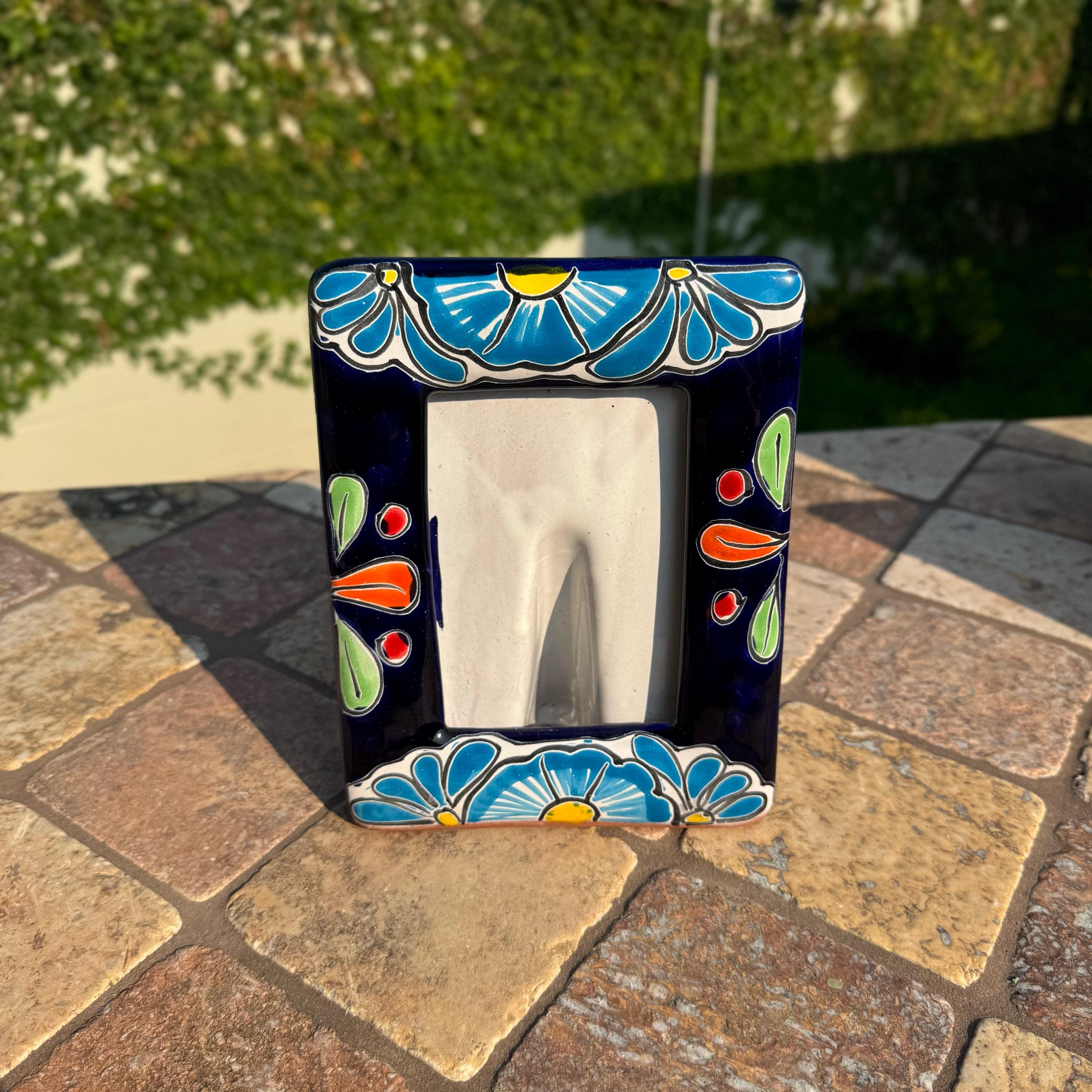 Talavera Picture Frames Vertical (4x6) | Handmade in Mexico | Colorful ...