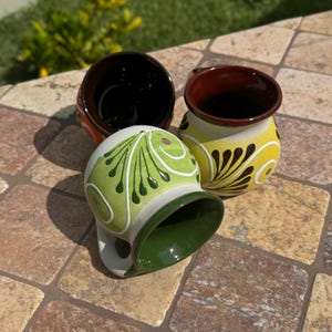 Mexican Clay Mugs | Handmade in Mexico | Coffee and Tea Mug | Breakfast ...