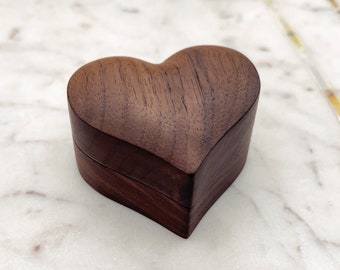 Ring Heart Shaped Box - Etsy